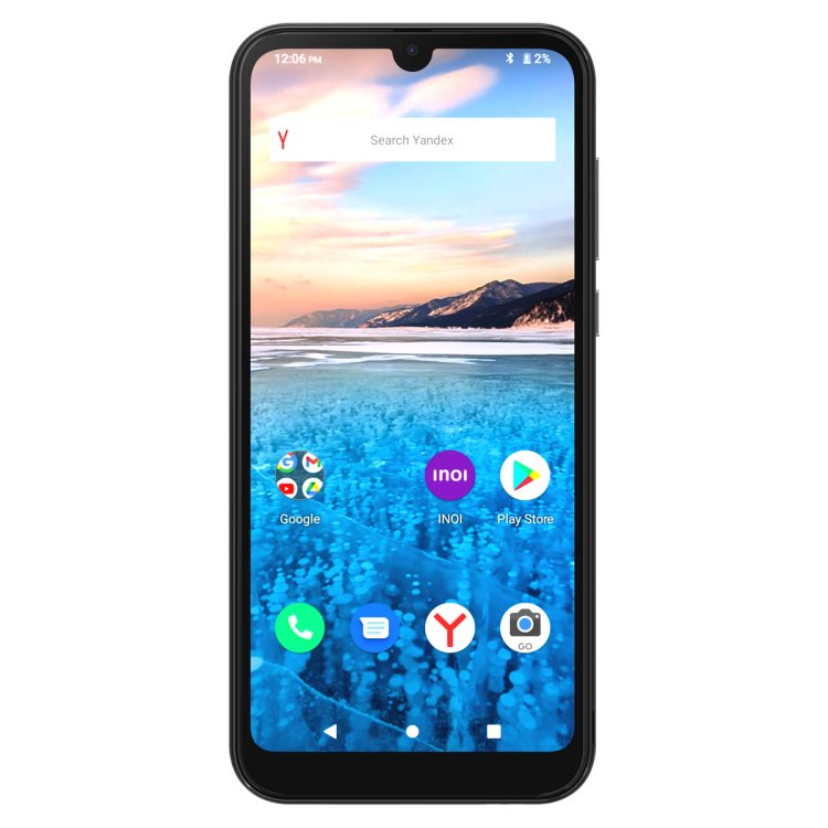 Смартфон INOI A62 Lite, цена телефона. Цвет голубой