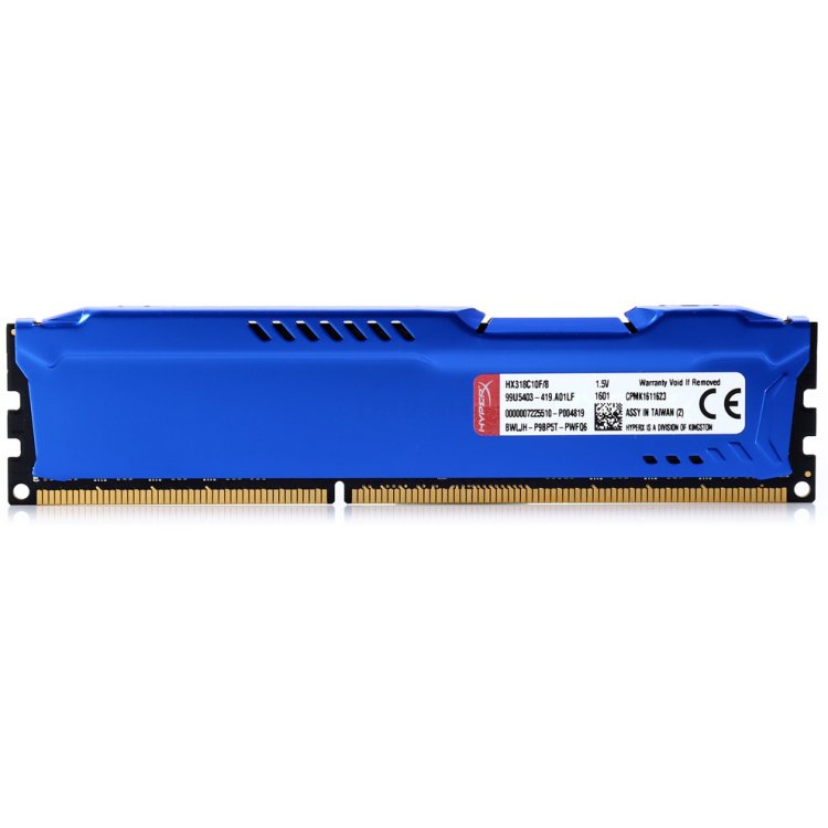 Оперативная память Kingston HX318C10F*/8 Синий, цена. Цвет